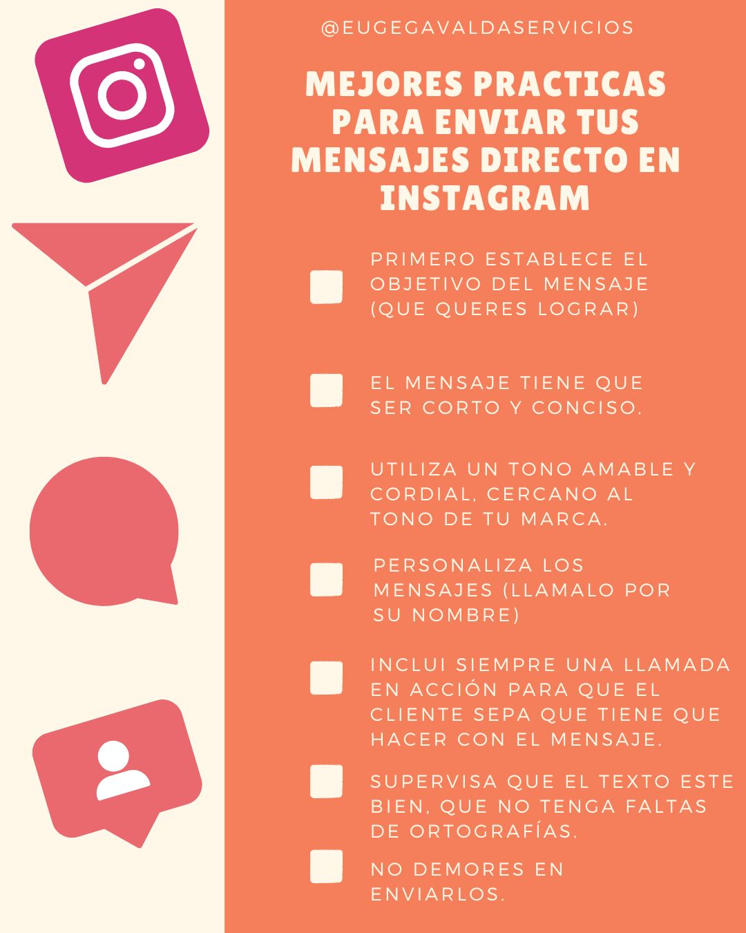Textos para usar en los Mensajes directos de Instagram :: EugeGavalda